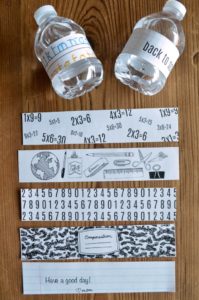 Back to School Water Bottle Labels - Eclectic Momsense